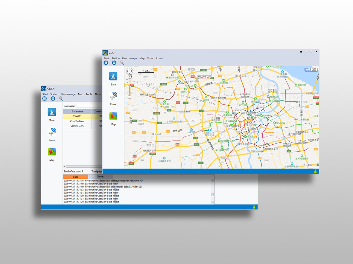 Logiciel de diffusion CDC+ Ntrip - GS Afrique